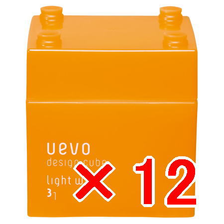 送料無料 デミコスメティックス ／ ウェーボ デザインキューブ ／ ライトワックス 80g 12個 ?ワックス