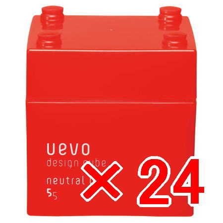 送料無料 デミコスメティックス ／ ウェーボ デザインキューブ ／ ニュートラルワックス 80g 24個 ?ワックス