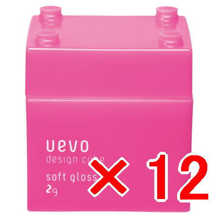 送料無料 デミコスメティックス ／ ウェーボ デザインキューブ ／ ソフトグロス 80g 12個 ?グロス