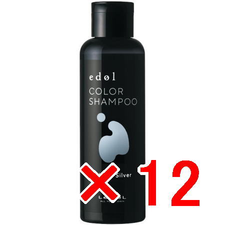 送料無料 ルベル ／ エドル カラーシャンプー SS（シアーシルバー）?150mL 12個セット ／ LebeL ／ 化粧品 ／ 染毛料 カラー
