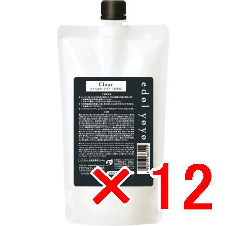 送料無料 ルベル ／ エドル ヨヨ ?400mL クリア 12個セット / LebeL ／ 化粧品 ／ 染毛料 カラー
