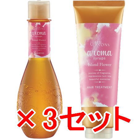 送料無料 デミコスメティックス ／ ヘアシーズンズ アロマシロップス シャンプー アイランドフラワー 250ml ＆ ヘアトリートメント