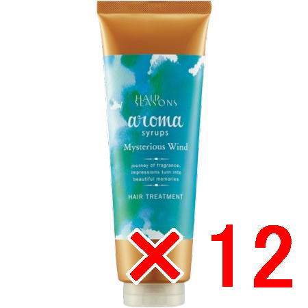 送料無料 デミコスメティックス ／ ヘアシーズンズ アロマシロップス ヘアトリートメント ミステリアスウィンド 240g 12個