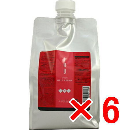 送料無料 ルベル ／ イオ クリーム メルトリペア ／ ヘアトリートメント?1000mL リフィル / LebeL 6個