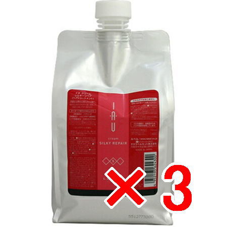 送料無料 ルベル ／ イオ クリーム シルキーリペア ／ ヘアトリートメント?1000mL リフィル / LebeL 3個