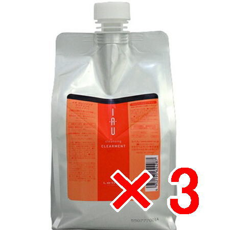 送料無料 ルベル ／ イオ クレンジング クリアメント シャンプー?1000mL リフィル / LebeL 3個