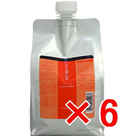 送料無料 ルベル ／ イオ クレンジング クリアメント シャンプー?1000mL リフィル / LebeL 6個