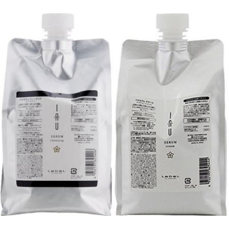 送料無料 ルベル ／ イオセラム クレンジング 1000mL ＆ クリーム 1000mL?セット?シャンプー＆トリートメント