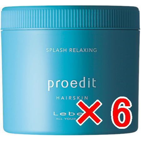 送料無料 ルベル ／プロエディット ヘアスキン スプラッシュリラクシング?360g 6個
