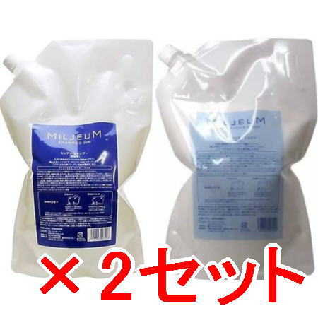 送料無料 デミコスメティックス ／ Biove ビオーブ ミレアム ヘアケア シャンプー 1800ml ＆ コンディショナー 1800ml?2セット