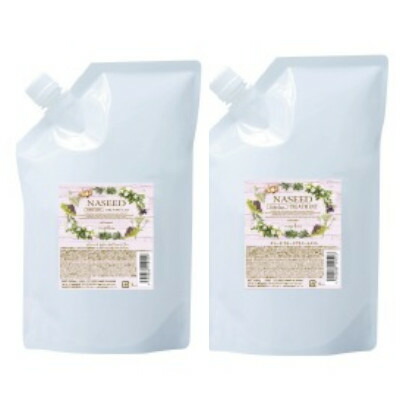 送料無料 ナプラ ／ ナシード カラーケア シャンプー 1200mL ＆ カラーケア トリートメント 1200g リフィルセット