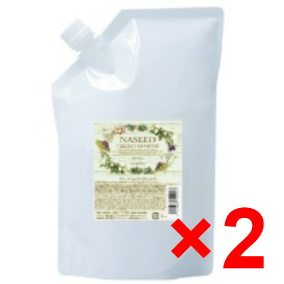 送料無料 ナプラ ／ ナシード エイジングシャンプー 1200mL リフィル 2個