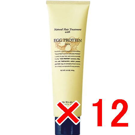 送料無料 ルベル ／ナチュラル ヘア トリートメント ウィズ EP?260g 12個 エッグプロテイン