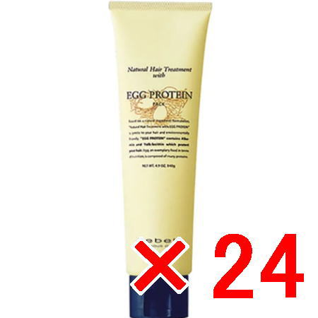 送料無料 ルベル ／ナチュラル ヘア トリートメント ウィズ EP?260g 24個 エッグプロテイン