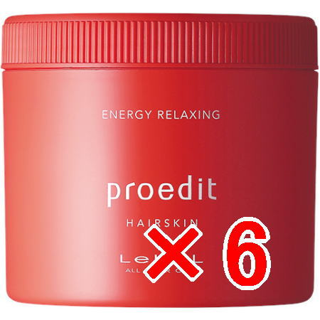 送料無料 ルベル ／プロエディット ヘアスキン エナジーリラクシング?360g 6個