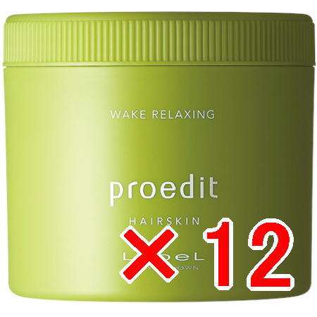 送料無料 ルベル ／プロエディット ヘアスキン ウェイクリラクシング?360g 12個