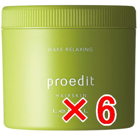 送料無料 ルベル ／プロエディット ヘアスキン ウェイクリラクシング?360g 6個