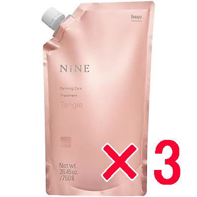 ホーユー hoyu ／ NiNE ファーミングケア トリートメント ( タングル )   750g【3個】