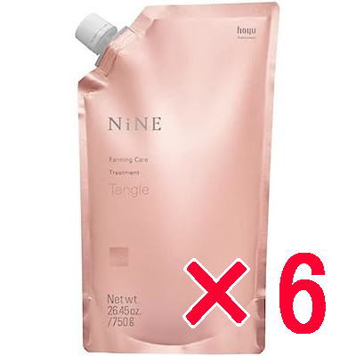 ホーユー hoyu ／ NiNE ファーミングケア トリートメント ( タングル )   750g【6個】