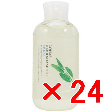 ★【送料無料】 テクノエイト ／ ロハスハーブシャンプー （モイスト） 300ml 【24個セット】