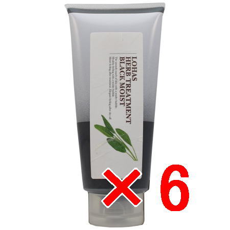 ★【送料無料】 テクノエイト ／ ロハスハーブトリートメント （ブラックモイスト）  200g 【6個セット】