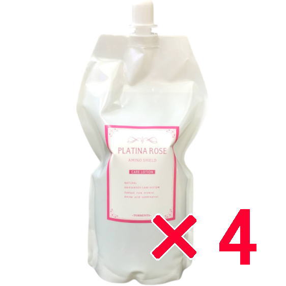 【正規品販売商品】トレンツ アミノシールド プラチナローズ 1000ml  詰替え用 リフィル【4個セット】／ 全身化粧水