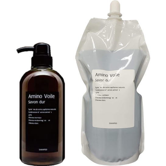 【正規品販売商品】トレンツ アミノベール サボンデュー 500ml ＆ 1000ml リフィルセット（ハリ・コシ、ボリュームアップ）