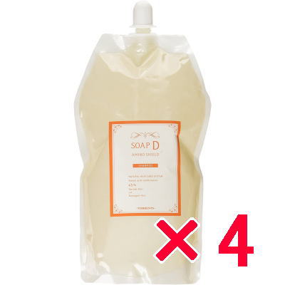 【正規品販売商品】アミノシールド  ソープD  1000ml  シャンプー  詰替え用  リフィル ／ 4個セット