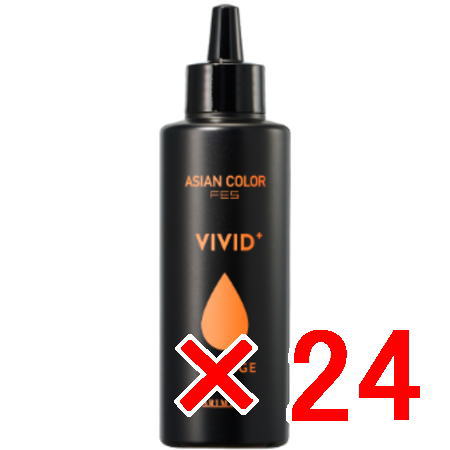 送料無料 アリミノ ／ アジアンカラー フェス ビビッドプラス オレンジ 150ml 24個 ?FES VIVID
