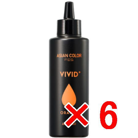 送料無料 アリミノ ／ アジアンカラー フェス ビビッドプラス オレンジ 150ml 6個 ?FES VIVID
