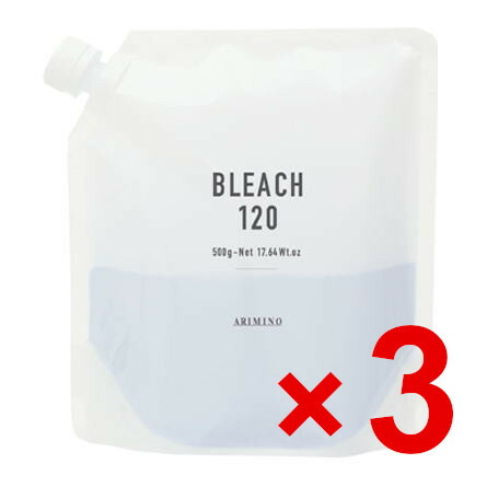 アリミノ arimino ／ カラーサポート ／ ブリーチ 120 500g【3個セット】／ 脱色 カラー 脱染剤 医薬部外品 サロン専売品