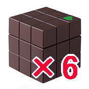 ★【送料無料】アリミノ（ピース ）／ ハード ワックス 80g 【6個】 チョコ  [ワックスライン ]