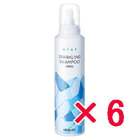 送料無料 国内正規品 アリミノ arimino ／ ミント スパークリングシャンプー クール 180g 6個セット