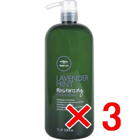 送料無料 ポールミッチェル／ティーツリー ラベンダーミント モイスチャライジングコンディショナー 1000mL 3個 [ 国内正規品 ]