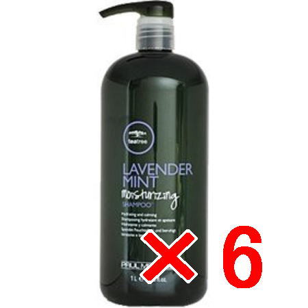 送料無料 ポールミッチェル／ティーツリー ラベンダーミント モイスチャライジングシャンプー 1000mL 6個 [ 国内正規品 ]