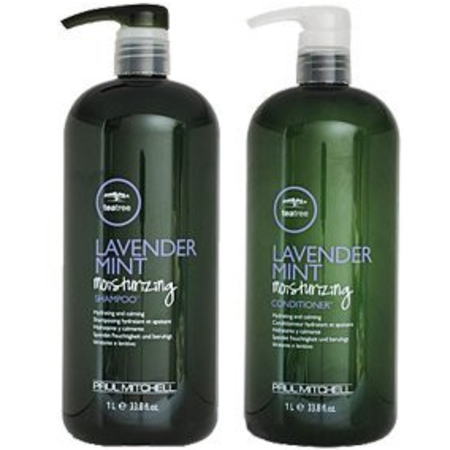 送料無料 ポールミッチェル／ティーツリー ラベンダーミント モイスチャライジングシャンプー 1000mL ＆ コンディショナー