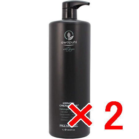 送料無料 ポールミッチェル／AWAPUHI WILD GINGER ／AWG ケラチン クリームリンス 1000mL 2個 [ 国内正規品 ]