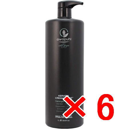 送料無料 ポールミッチェル／AWAPUHI WILD GINGER ／AWG ケラチン クリームリンス 1000mL 6個 [ 国内正規品 ]