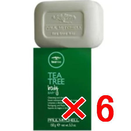 送料無料 ポールミッチェル／ ティーツリー ボディバー 150g 6個 [ 国内正規品 ]