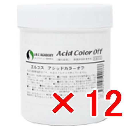 送料無料 エルコス ELLCOS ／アシッドカラーオフ 300g 12個 ◆酸性の脱色・脱染ブースター