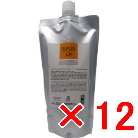 送料無料 エルコス ELLCOS ／ ELPLEX LA 500g 12個 レブリン酸で髪にツヤとなめらかさを ／ 補助剤 トリートメント ／