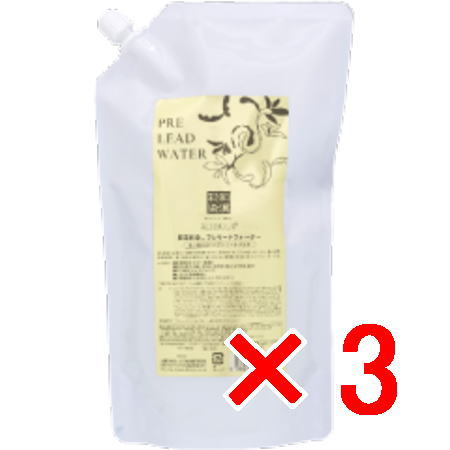 送料無料 日本グランデックス 和漢彩染 プレリードウォーター 500ml 3個 ?トリートメントウォーター