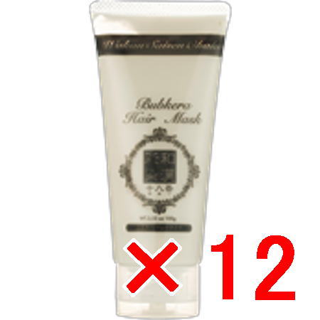 送料無料 日本グランデックス 和漢彩染 十八番 バブケラ ヘアマスク 100g 12個