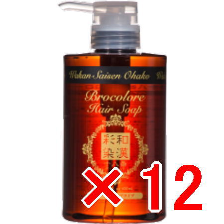 送料無料 日本グランデックス 和漢彩染 十八番 ブロコローレ ヘアマスク 400g 12個