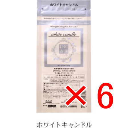 送料無料 日本グランデックス 和漢彩染 十八番? ホワイトキャンドル? 120g 6個 （医薬部外品） 白髪染め カラーリング