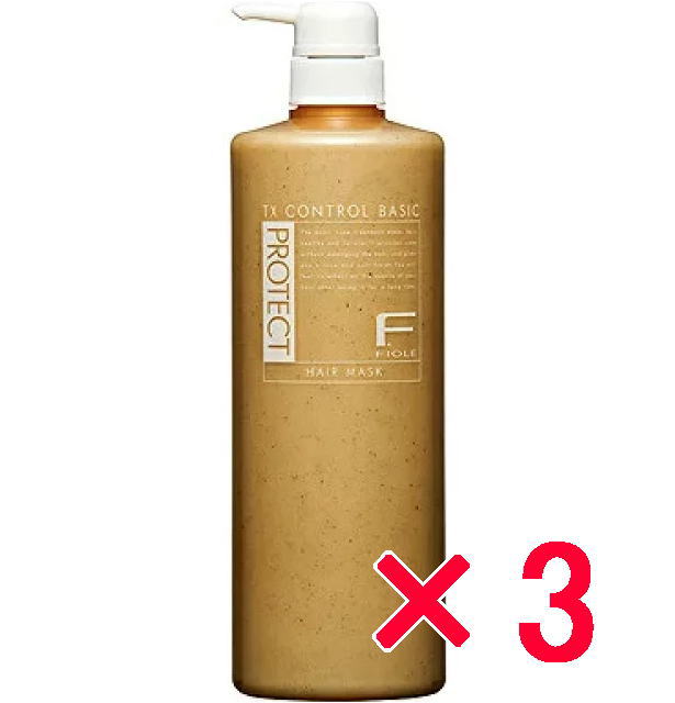 【 ベーシックマスク 】フィヨーレ FIOLE Fプロテクト マスク 1000ml    ポンプ【3個】