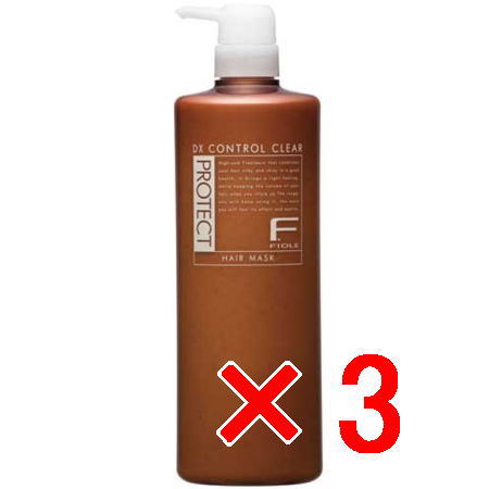 送料無料 フィヨーレ FIOLE ／ Fプロテクト DXマスク 1000g ポンプ 3個