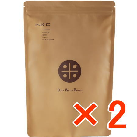 送料無料 ナッシュ ／ ナチュラル米カラー ノンジアミン ダークウォームブラウン 150g 2個