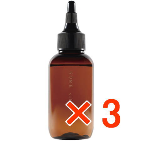 送料無料 ナッシュ ／ ナチュラル米オイル 100ml 3個