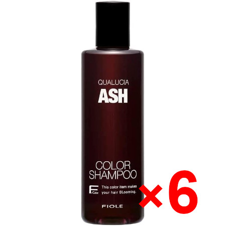 送料無料 フィヨーレ FIOLE ／ クオルシア カラーシャンプー アッシュ 250ml 6個セット 染毛料